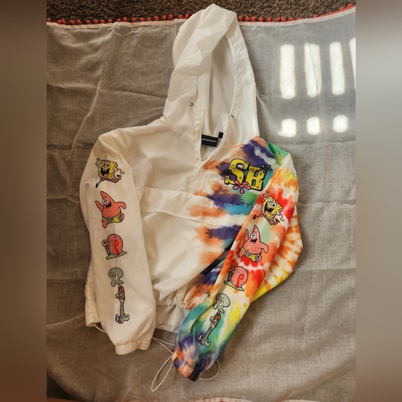 Nickelodeon | Jackets & Coats | Spongebob Windjacket | Poshmark